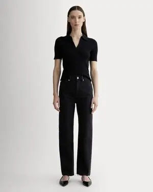 Everlane Way-high® Straight Leg Jean - Coal | 25.5” Inseam